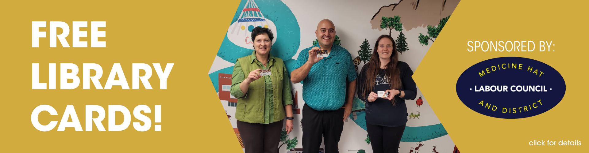 MHDLC Sponsors Library Cards – Medicine Hat and District Labour Council